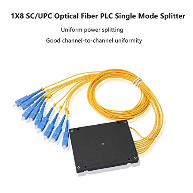 PLC splitter 1x8-SC/UPC pigtailed