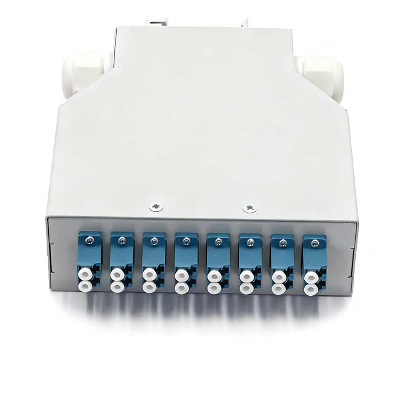 8 Port LC Single Mode Fiber Terminal Box | 16 Core IP67 Waterproof ...