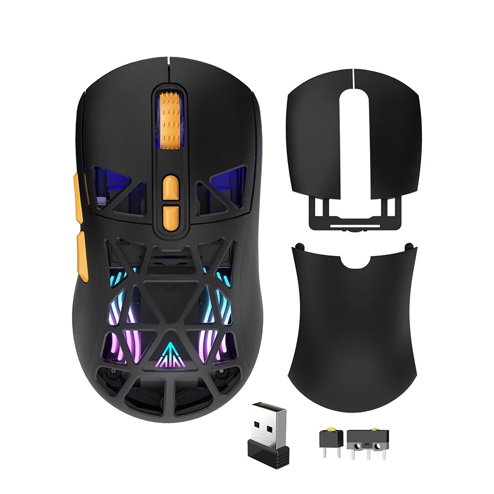 Langzhi SM802 Wireless Gaming Mouse 10000 DPI RGB, Ultra-light 63g ...