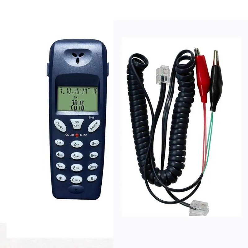 Corded Telephone Line Tester, Professional Tool for Phone Line Fault ...