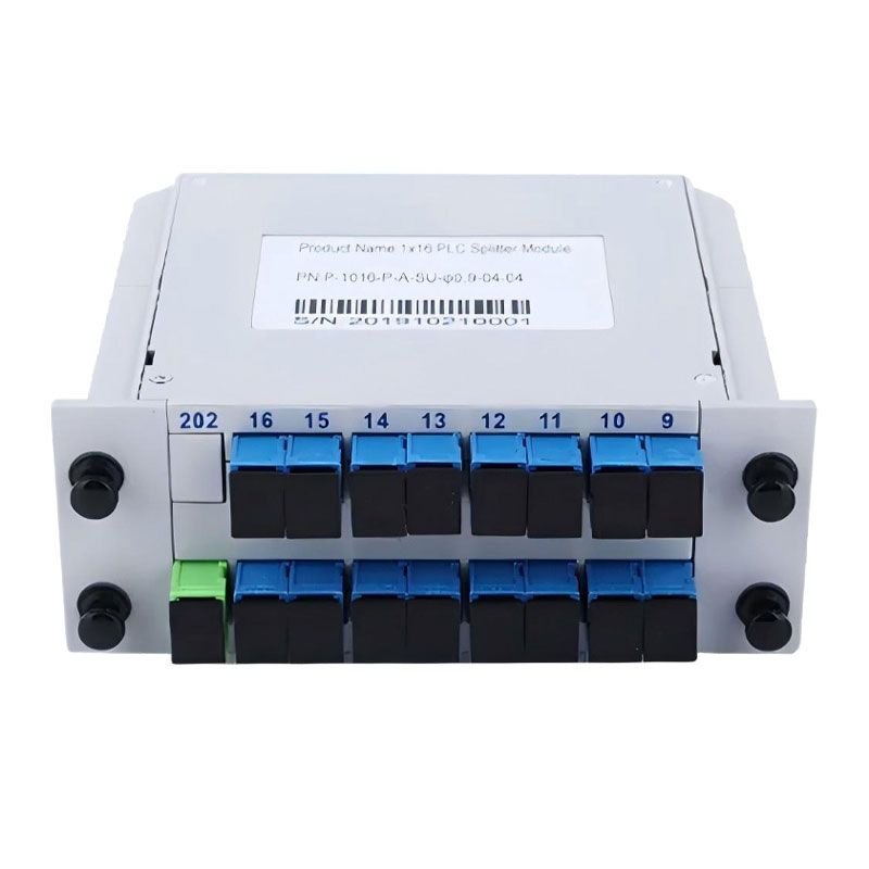 1x16 PLC Splitter, 128x101x51mm, Cassette Type, SC/APC & SC/UPC ...